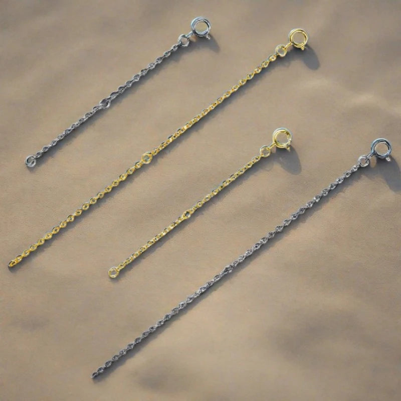 14K Gold Plated Necklace Chain Extension – Boujee Ice