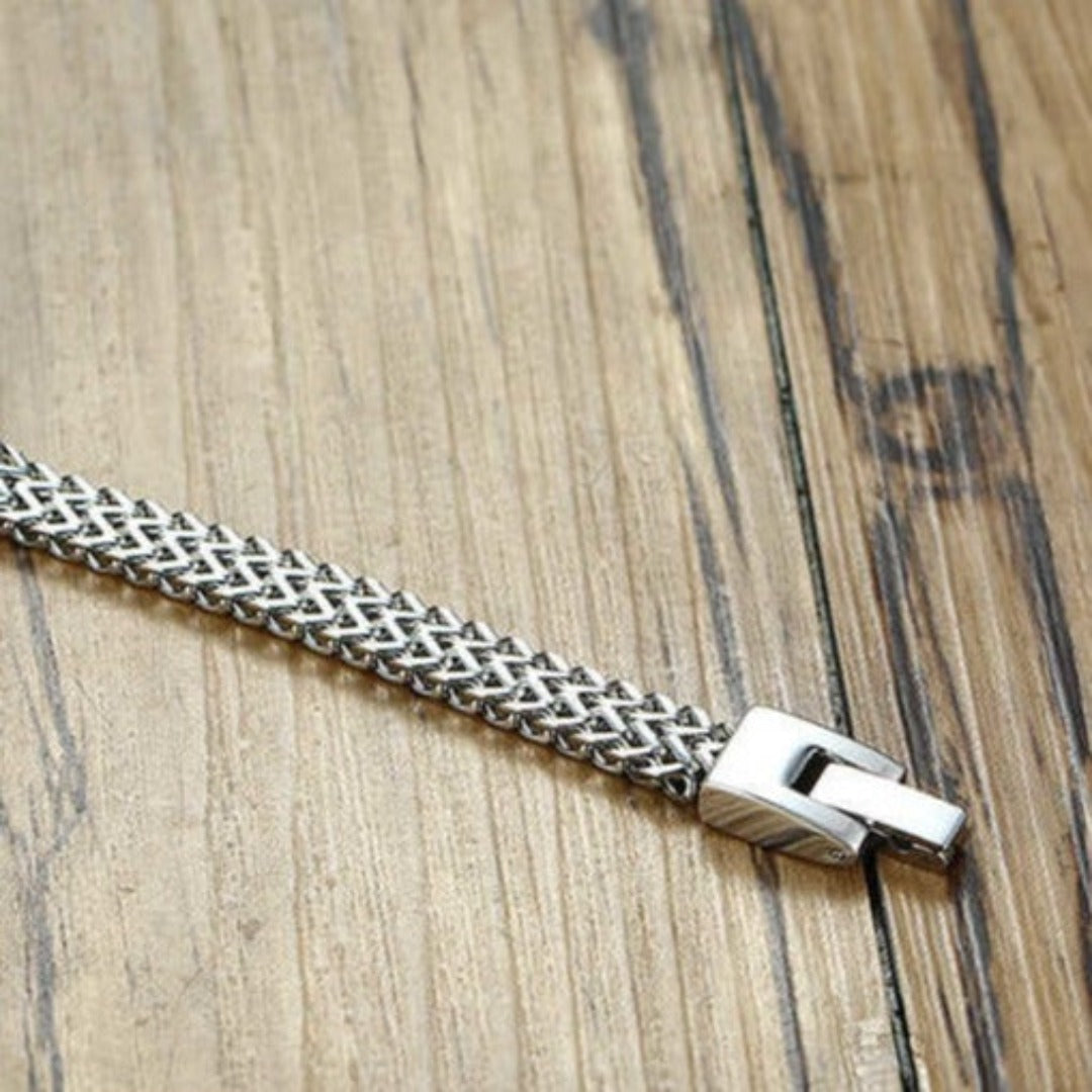 Double Curb Cubic Foxtail Chain Bracelets – Boujee Ice