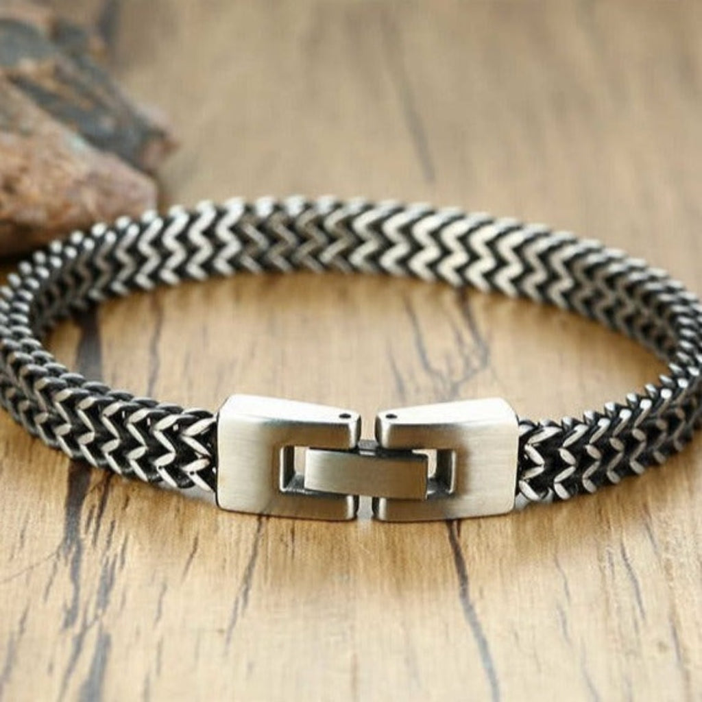 Double Curb Cubic Foxtail Chain Bracelets – Boujee Ice