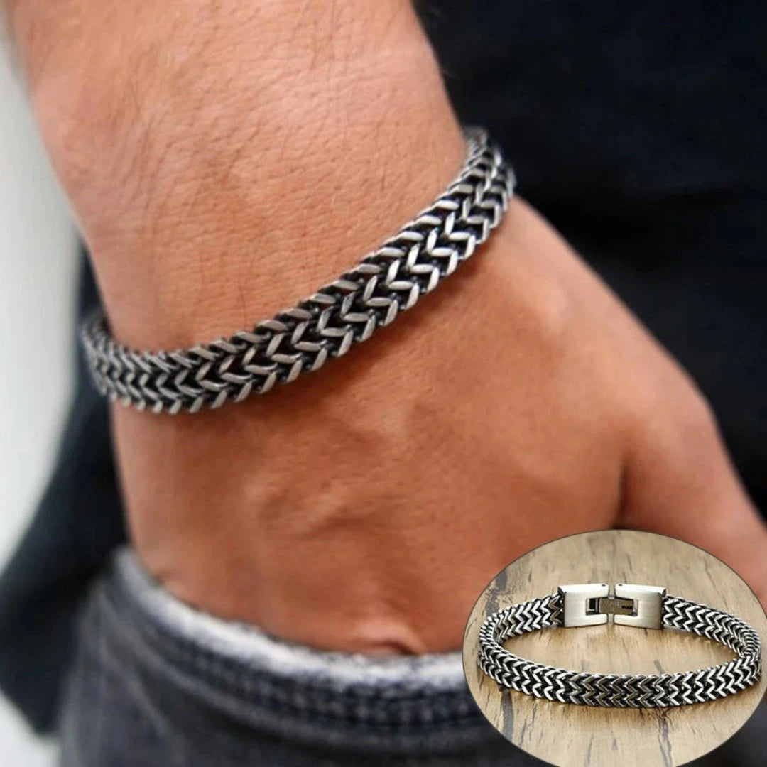 Double Curb Cubic Foxtail Chain Bracelets – Boujee Ice